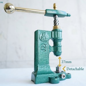 Vintage Restored Hand Press Machine for Leather Crafting Leatherwork ...