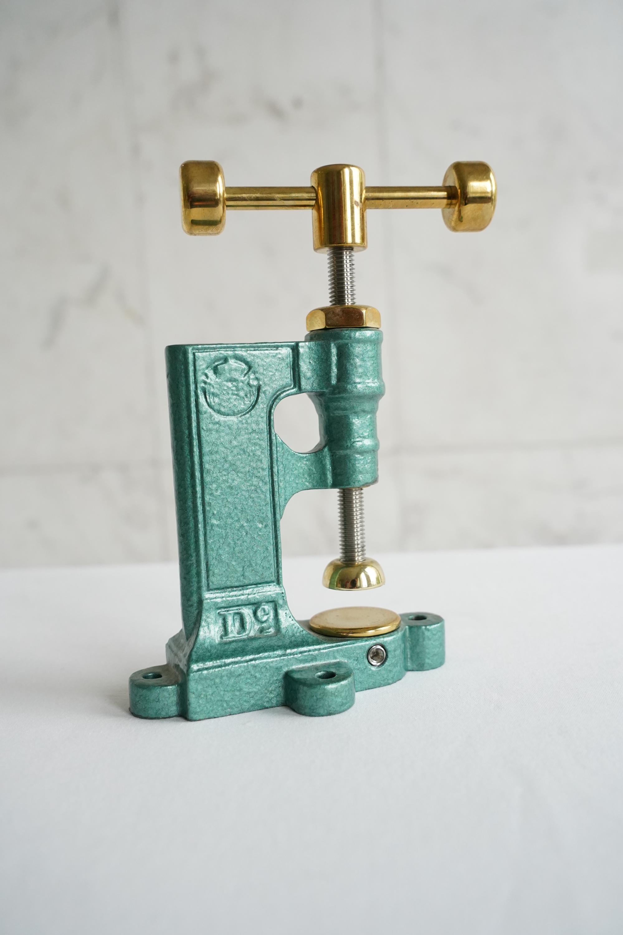 Restored Hand Press Machine for Leather Crafting - Leatherwork / Gift ...