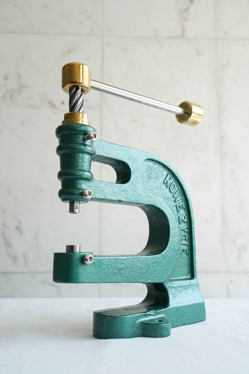 Vintage Restored Upcycled Cast Iron Rivet Press / Spindle Press ...