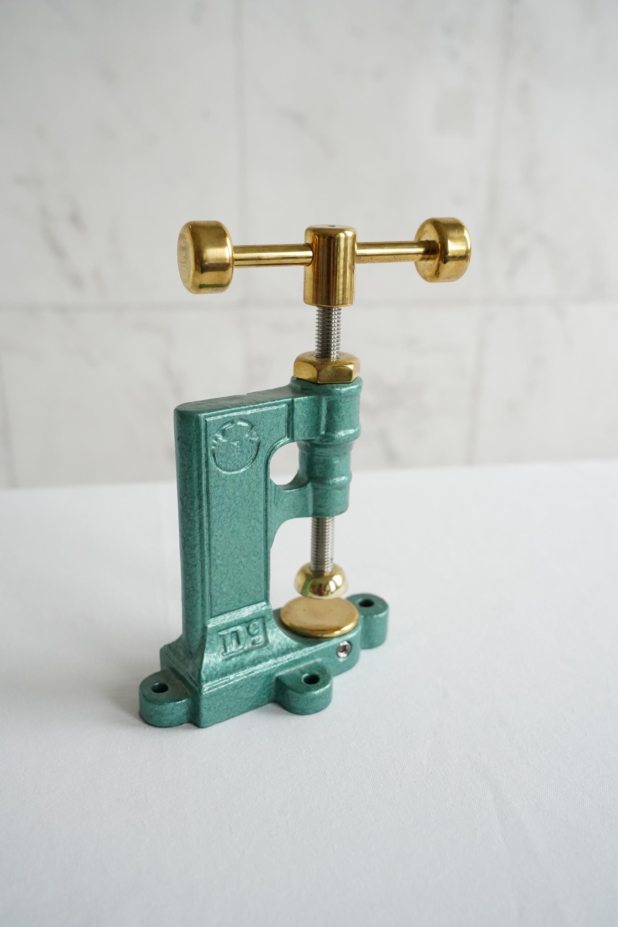 Restored Hand Press Machine for Leather Crafting - Leatherwork / Gift ...