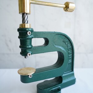 Vintage Restored Hand Press Machine for Leather Crafting Leatherwork ...