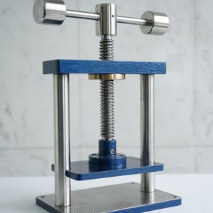 Restored Heavy Duty Hand Press Machine for Leather Crafting ...