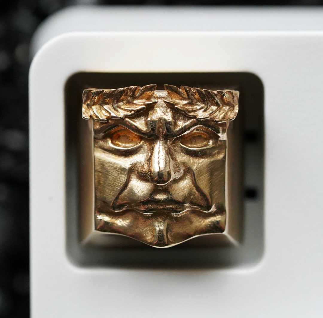 The Emperor - Solid Bronze Metal Premium Keycap Artisan Mechanical ...