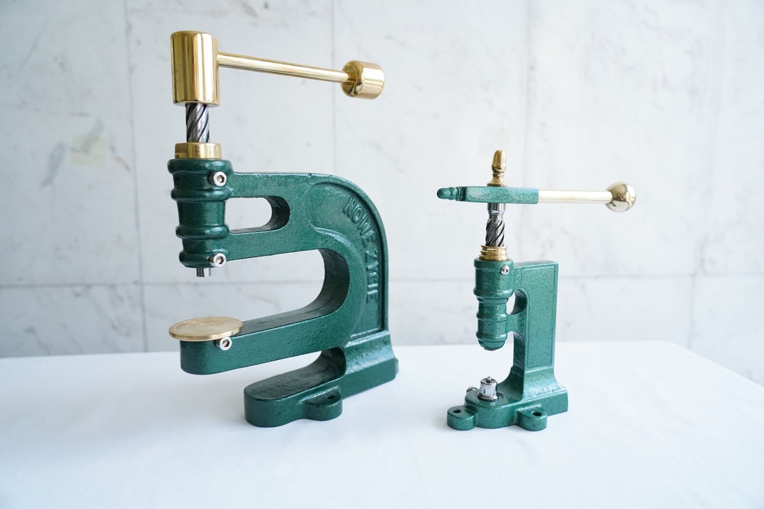 Vintage Restored Hand Press Machine for Leather Crafting Leatherwork ...