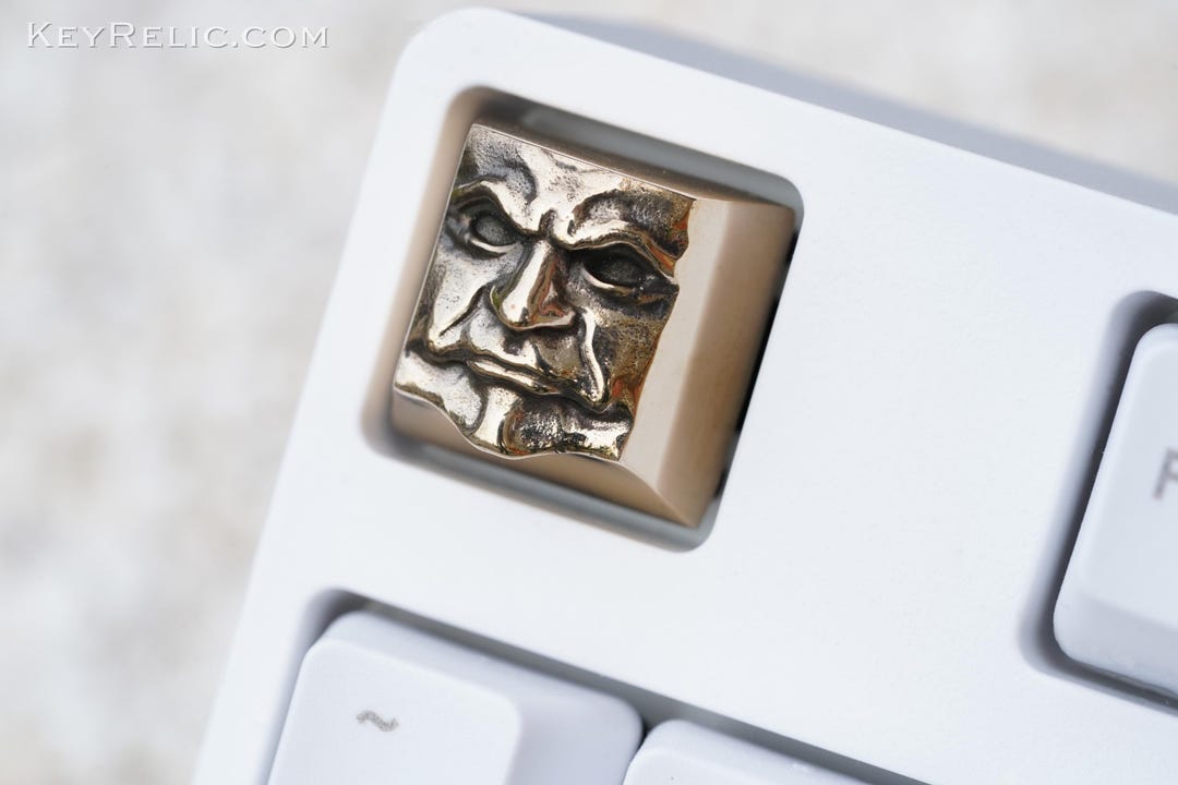 The Judge - Premium Solid Bronze Keycap Mechanical Keyboard Artisan ...