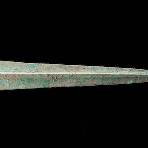 Ancient Bronze Age Sword With Crescent Pommel - Eastern Asiatic ...