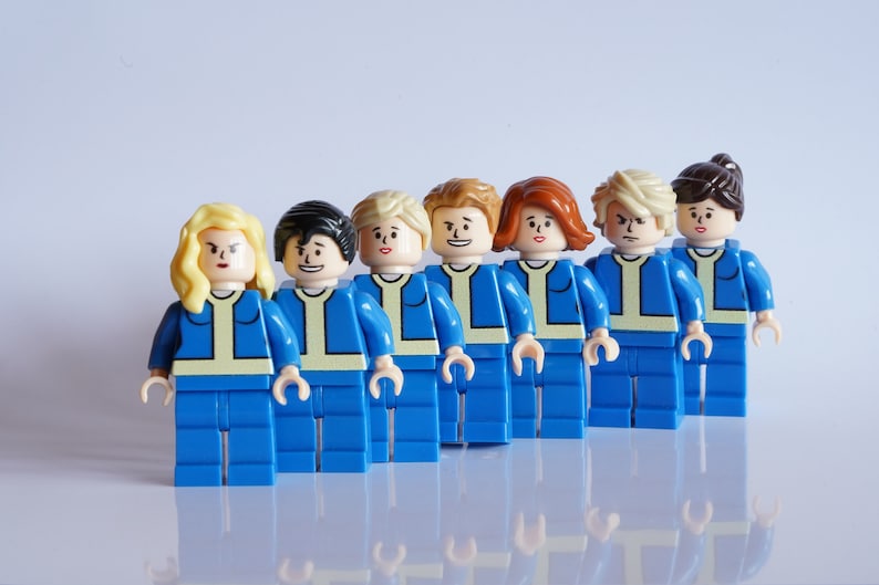 Fallout Shelter Vault Dwellers Minifigures - 7 Minifigs From Vaults 13 ...