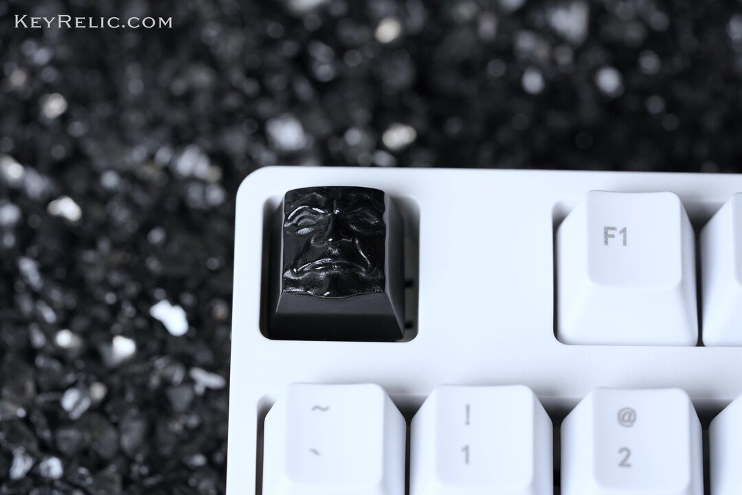 The Judge Black Artisan Keycap / Mechanical Keyboard / Gothic Face ...
