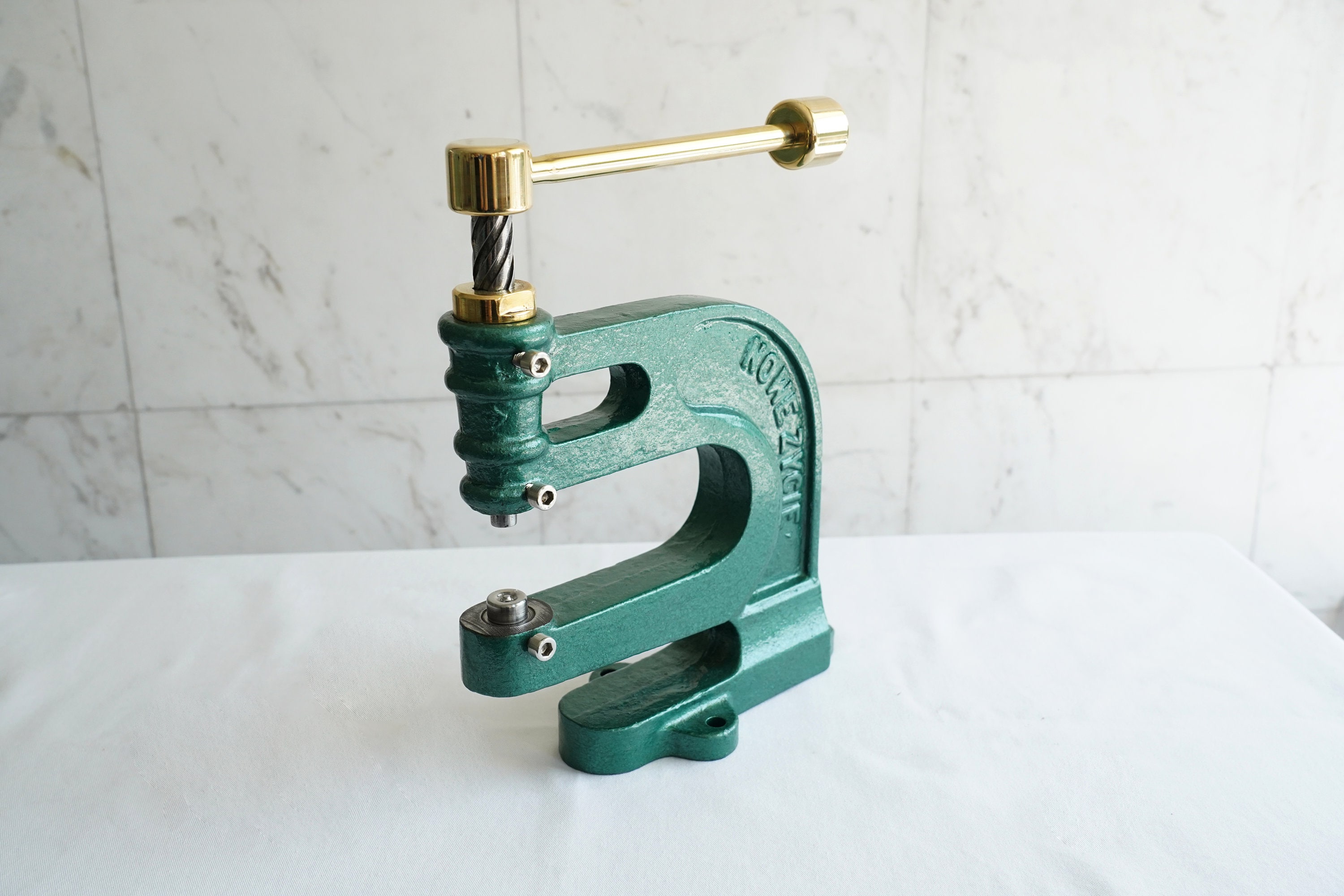 Vintage Restored Upcycled Cast Iron Rivet Press / Spindle Press ...