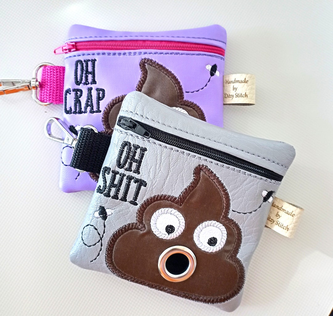 Dog Poop Bag Holder. Poop/nappy/diaper Bag Dispenser. Handmade ...