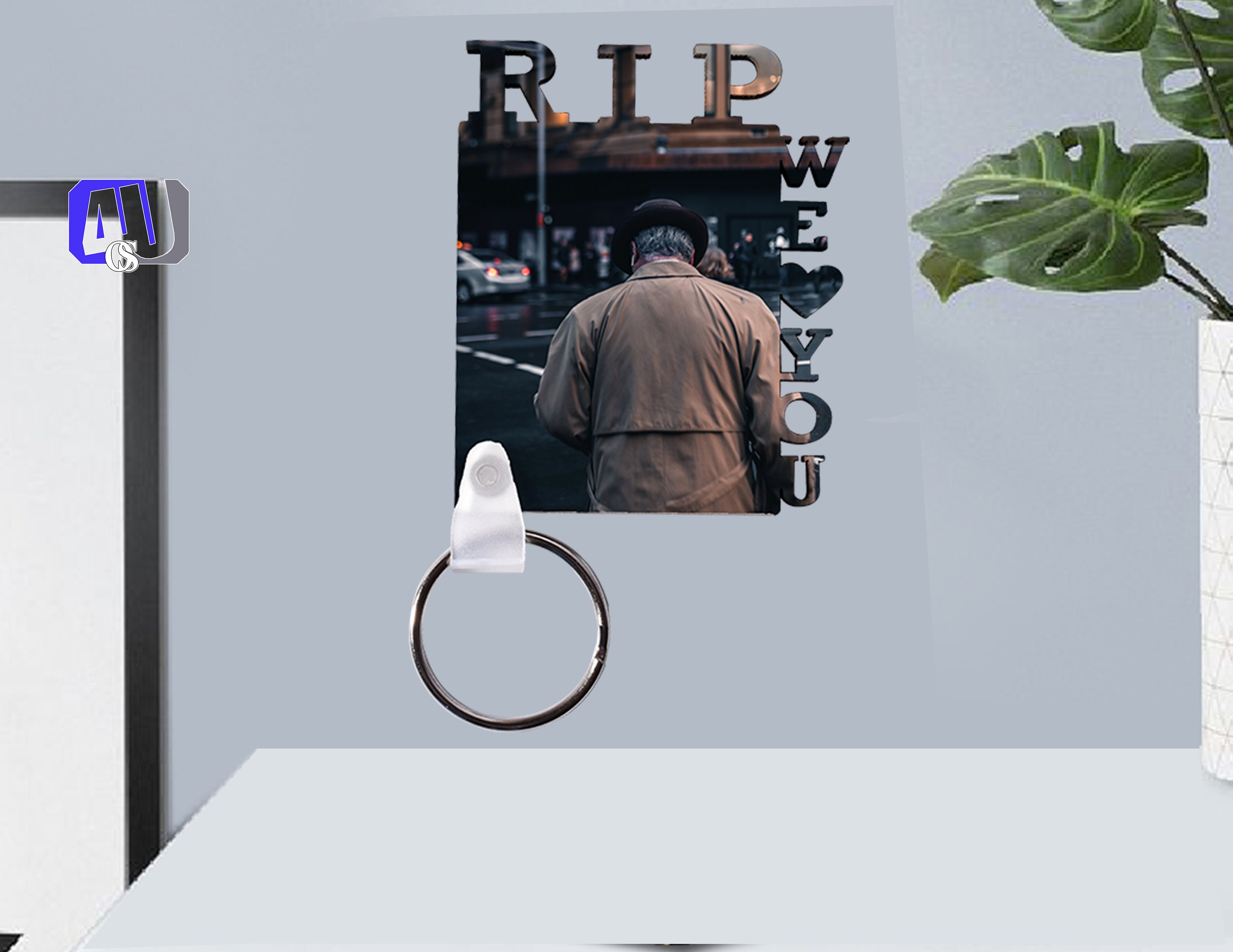 Custom RIP Keychain MDF Keychain Key Ring Chain for Women - Etsy