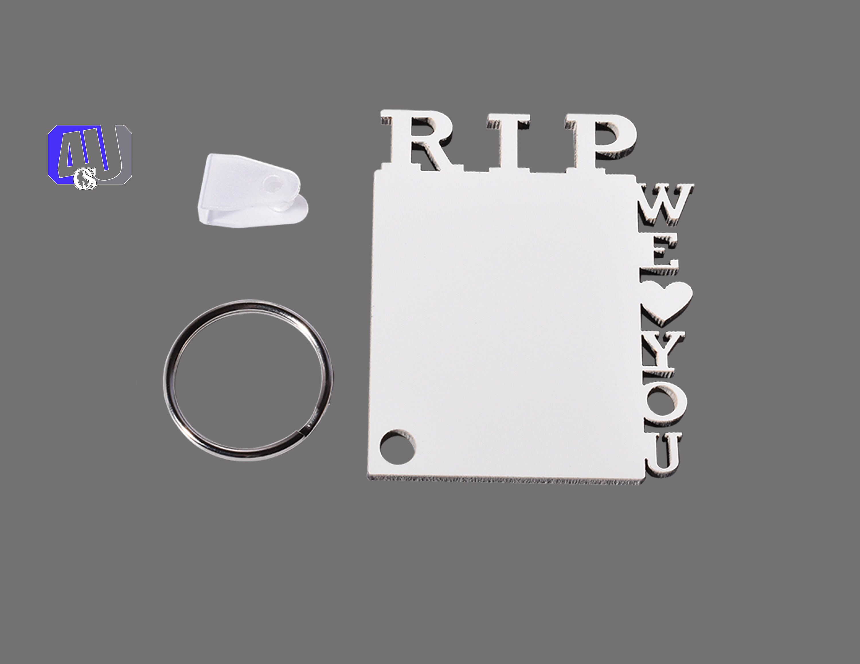 Custom RIP Keychain MDF Keychain Key Ring Chain for Women - Etsy