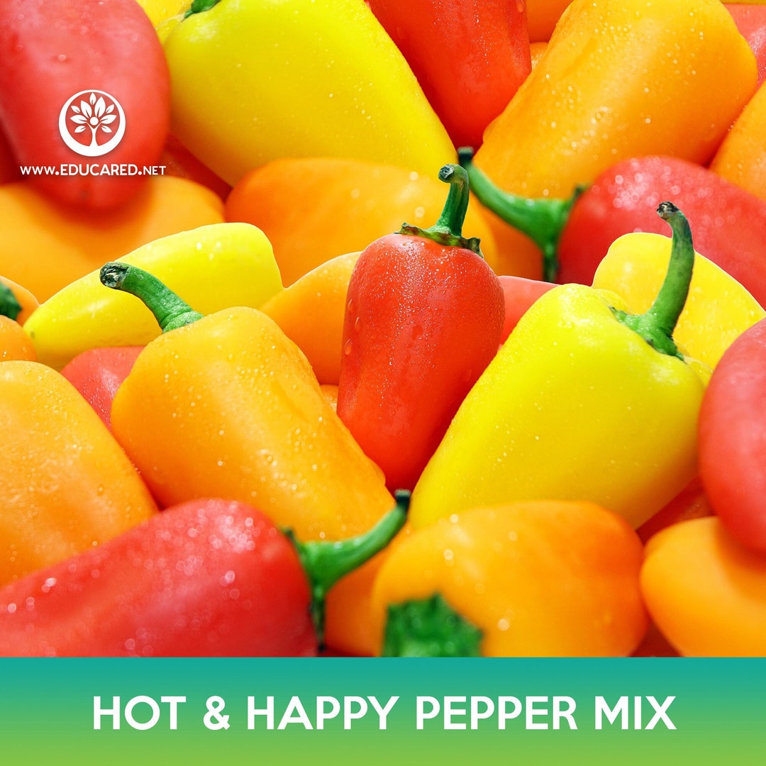 Hot and Happy Pepper Mix Seeds - Etsy