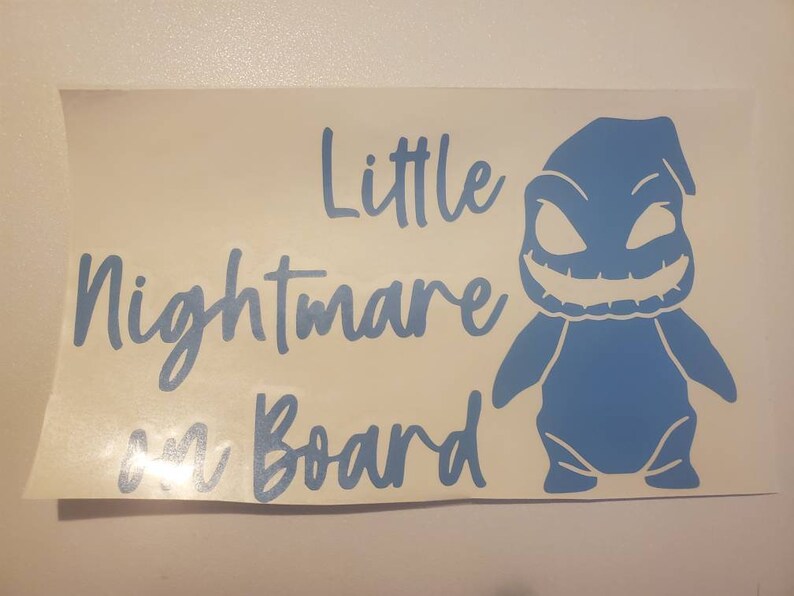 Little Nightmare on Board Car Decal nightmares Option Too - Etsy