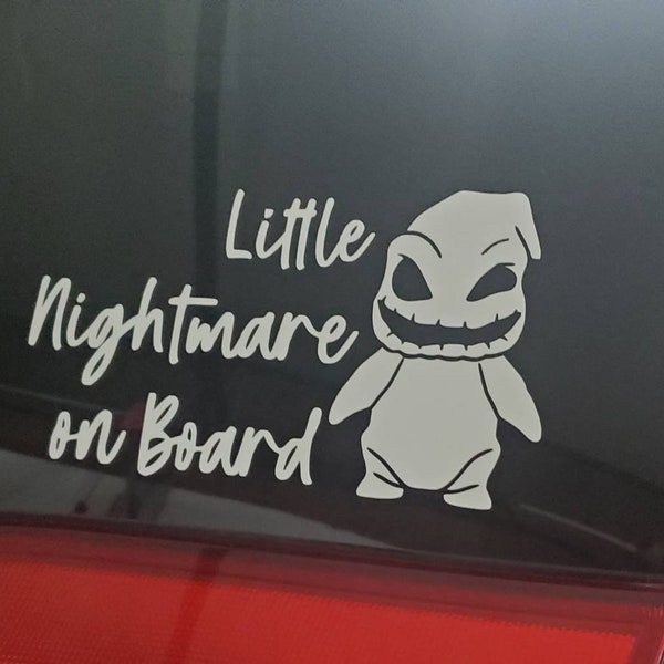 Nightmare Vinyl Decal - Etsy