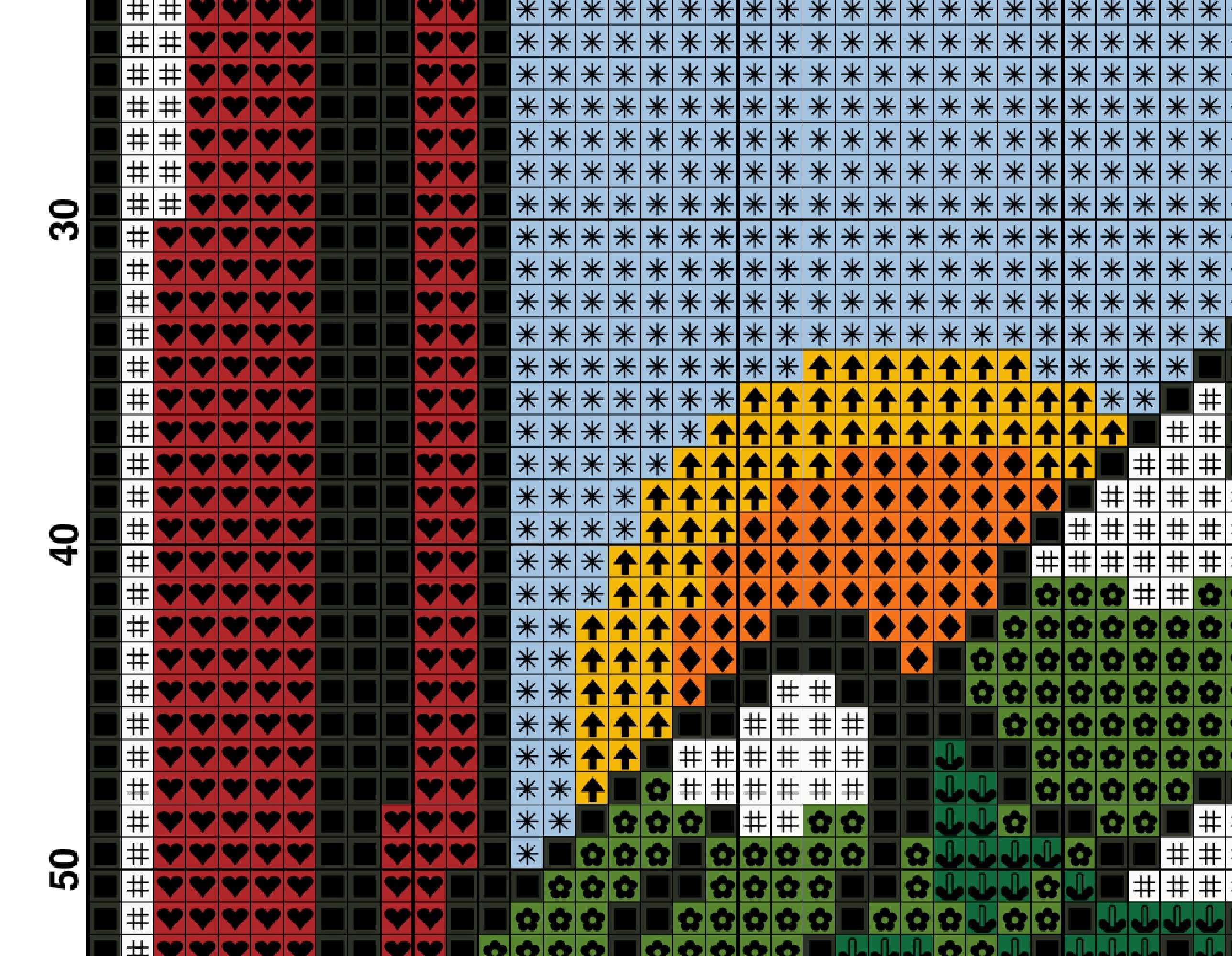 Rock Climbing Cross Stitch Pattern PDF Mountain Hiking Cross - Etsy
