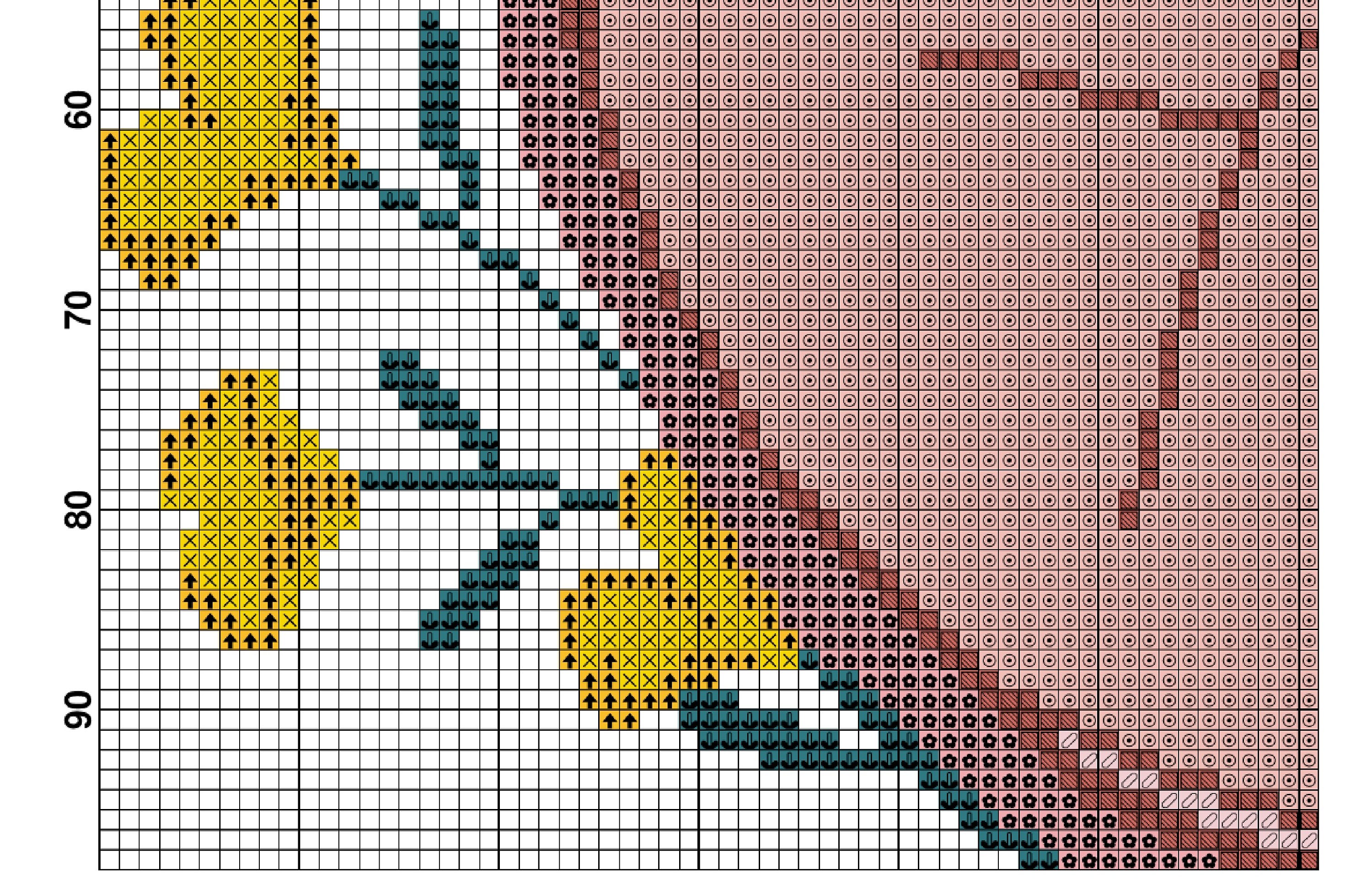 Baby Birth Cross Stitch Pattern PDF Uterus Anatomy Cross | Etsy