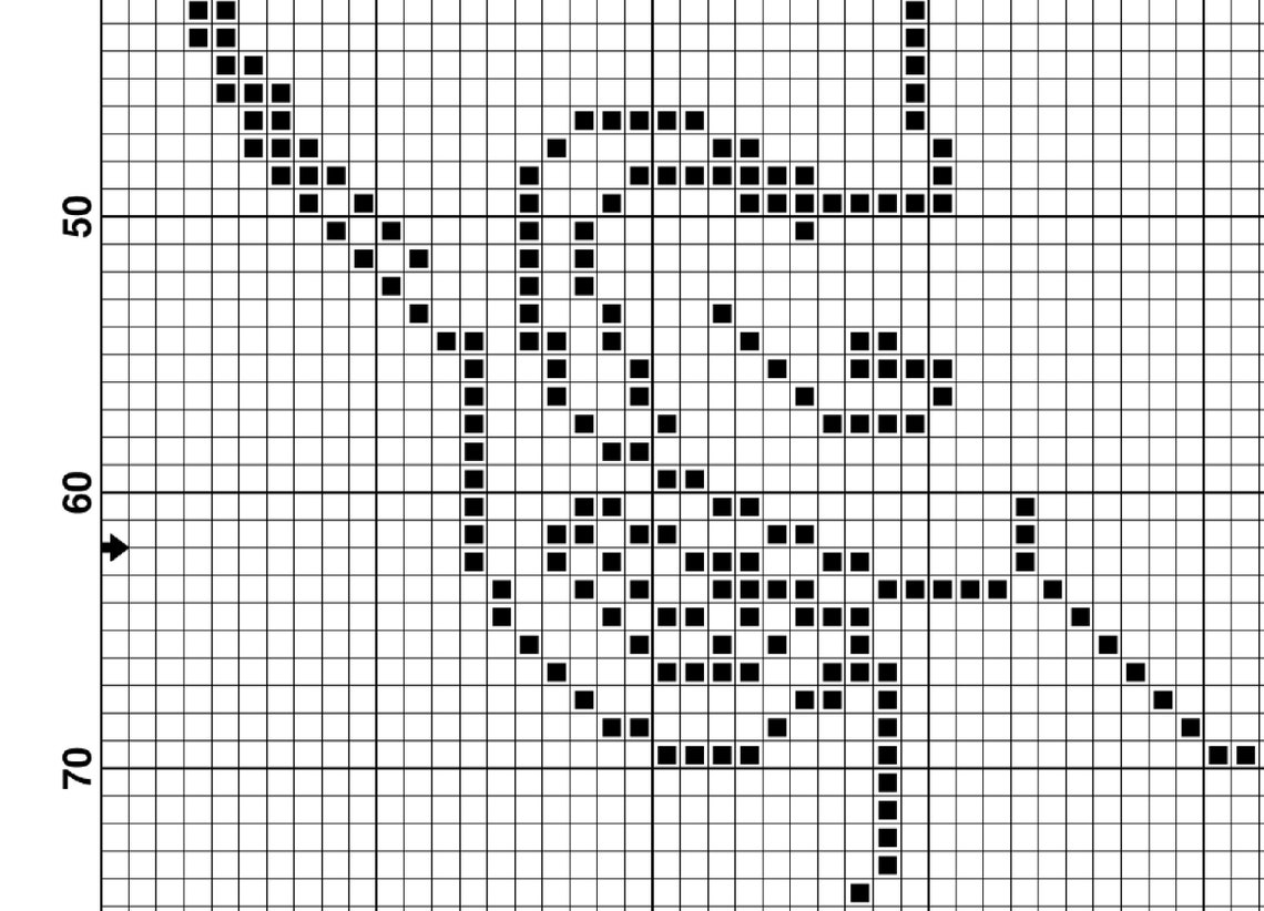 Aesthetic Black Girl Portrait Cross Stitch Pattern PDF Woman | Etsy