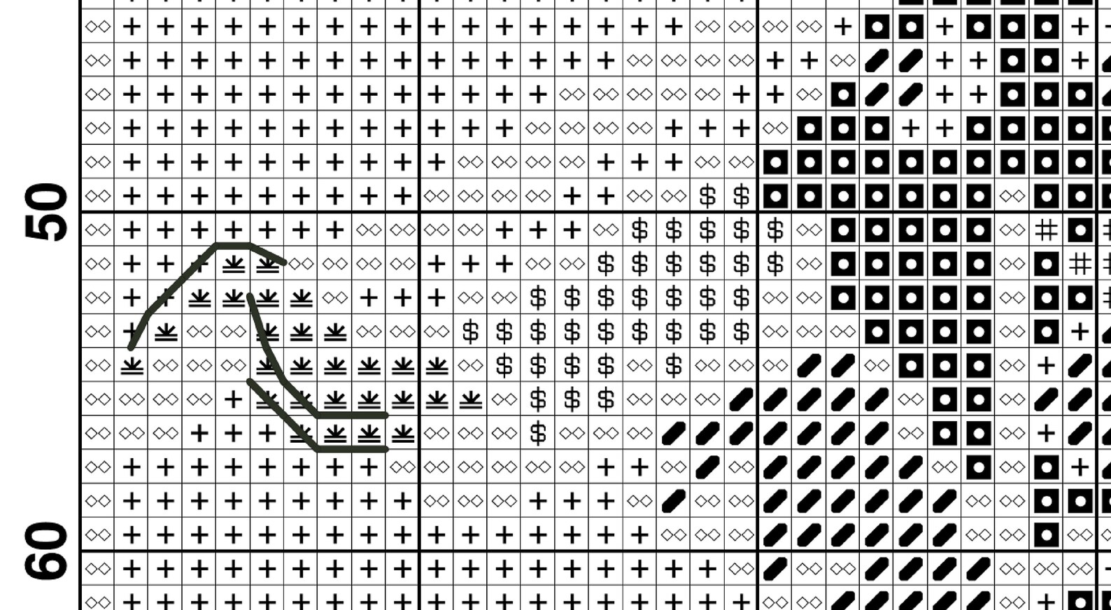 Tarot Cross Stitch Pattern Instant Download PDF the Fool | Etsy