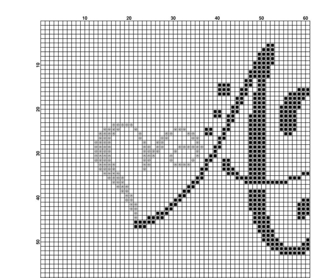 Valentine's Day Monogram Alphabet Cross Stitch Pattern - Etsy