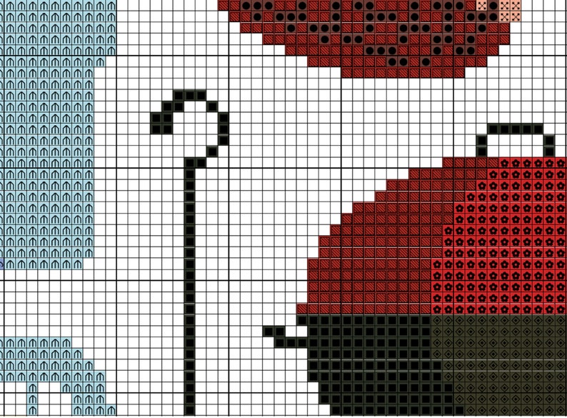 BBQ Cross Stitch Pattern: Barbecue Party Decor (PDF Pattern) - Etsy
