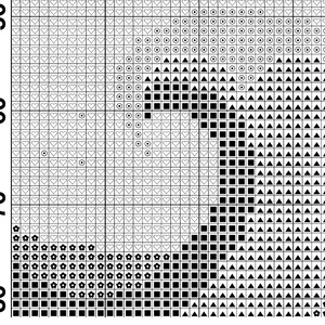 Wave Cross Stitch Pattern PDF, Great Wave Cross Stitch Pattern, Modular ...