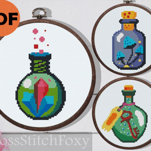Potion Temperature Cross Stitch - Etsy