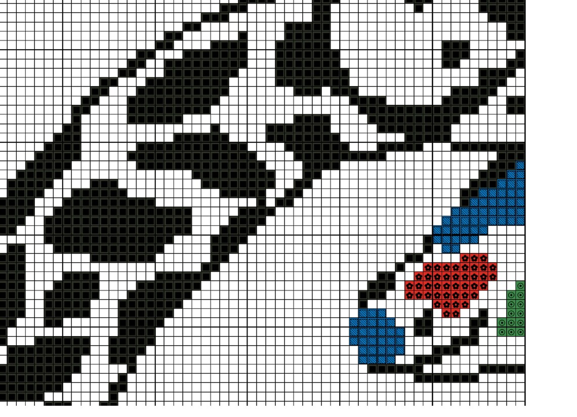 Autism Cross Stitch Pattern PDF Autism Awareness Day Cross | Etsy