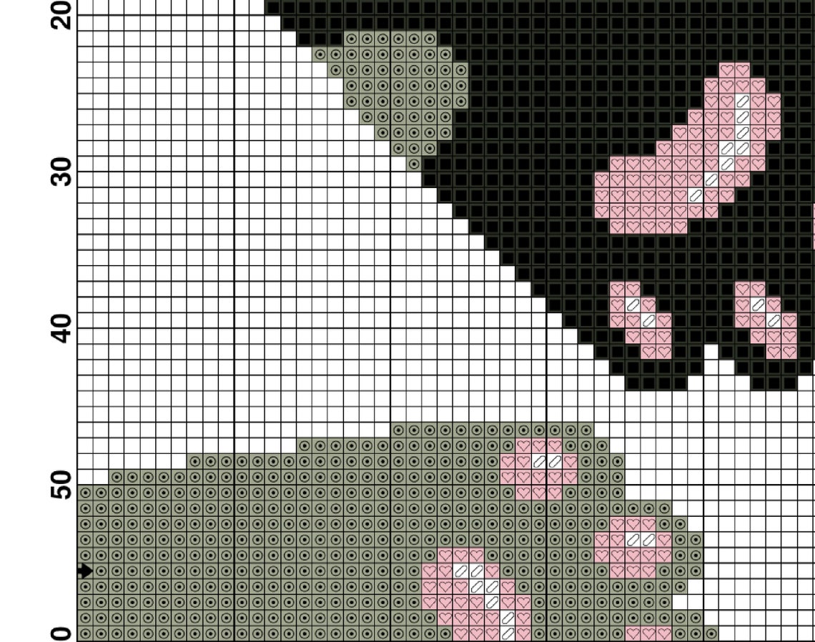 Cat Paws Cross Stitch Pattern PDF Pet Paws Cross Stitch | Etsy