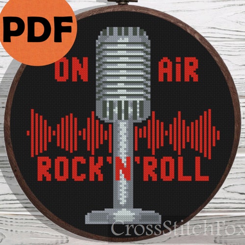 Music on Cross Stitch Pattern PDF Music Cross Stitch Pattern - Etsy