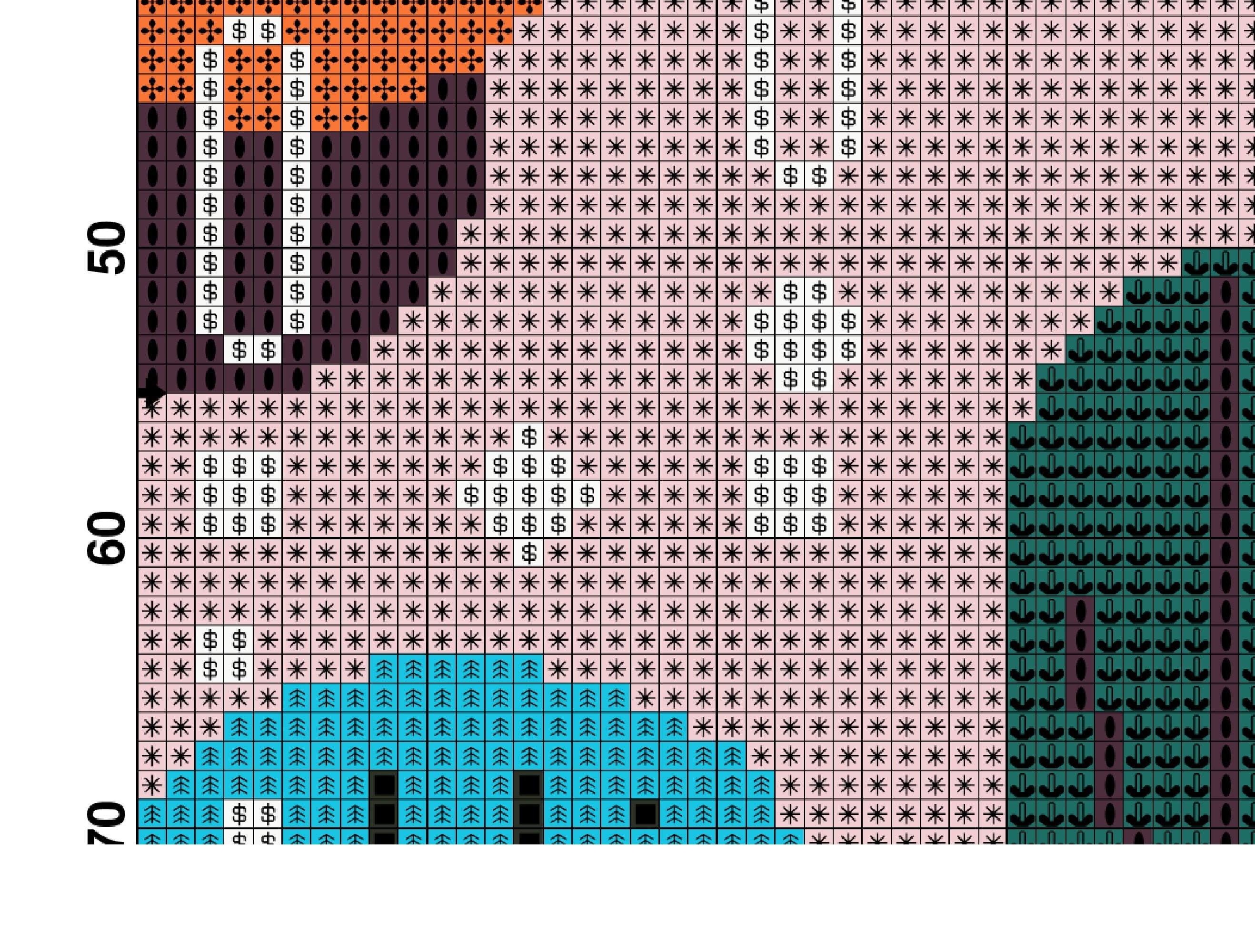 Geometric Cross Stitch Pattern Easy Modern Cross Stitch | Etsy