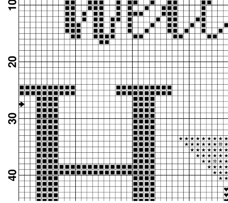 Home Sign Cross Stitch Pattern PDF Patriotic Star Welcome to - Etsy