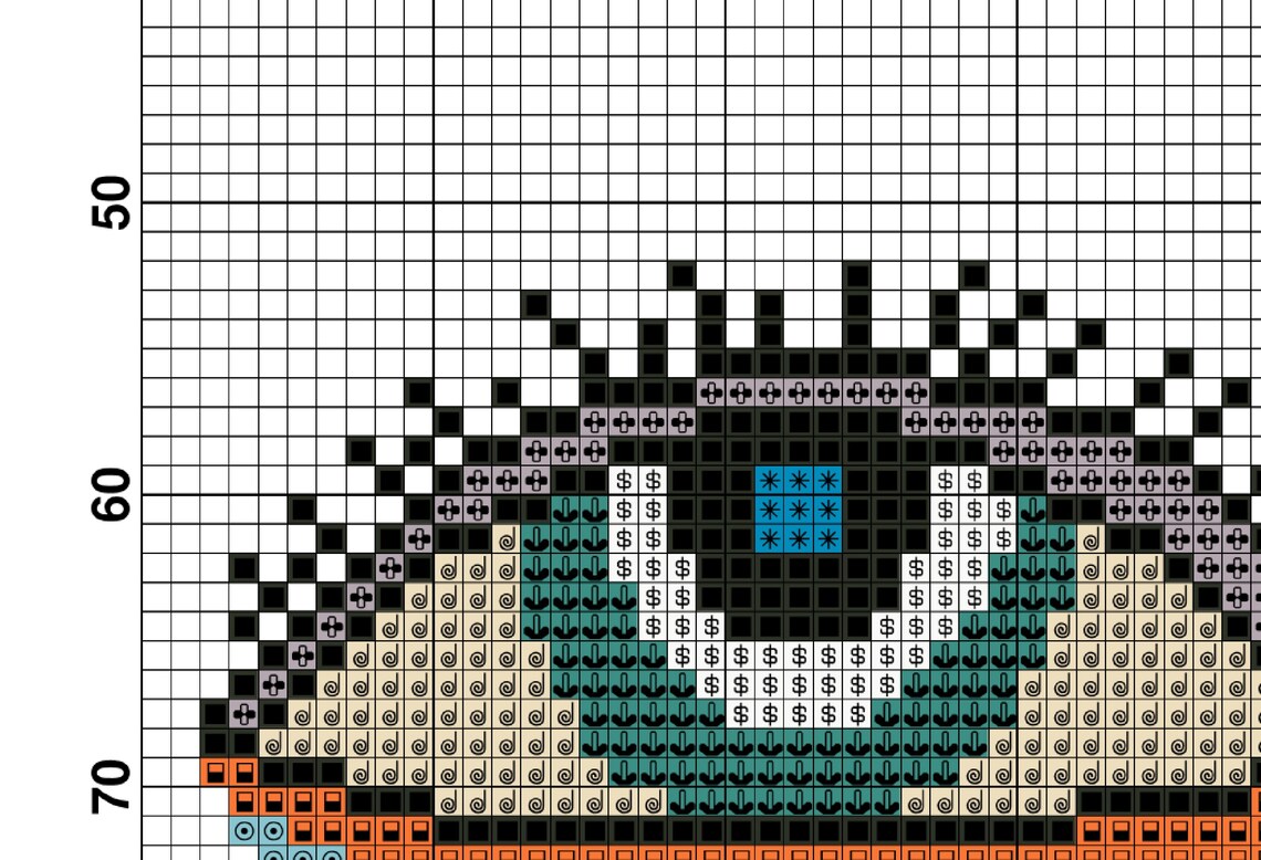 Evil Eyes Cross Stitch Pattern PDF Halloween Cross Stitch - Etsy