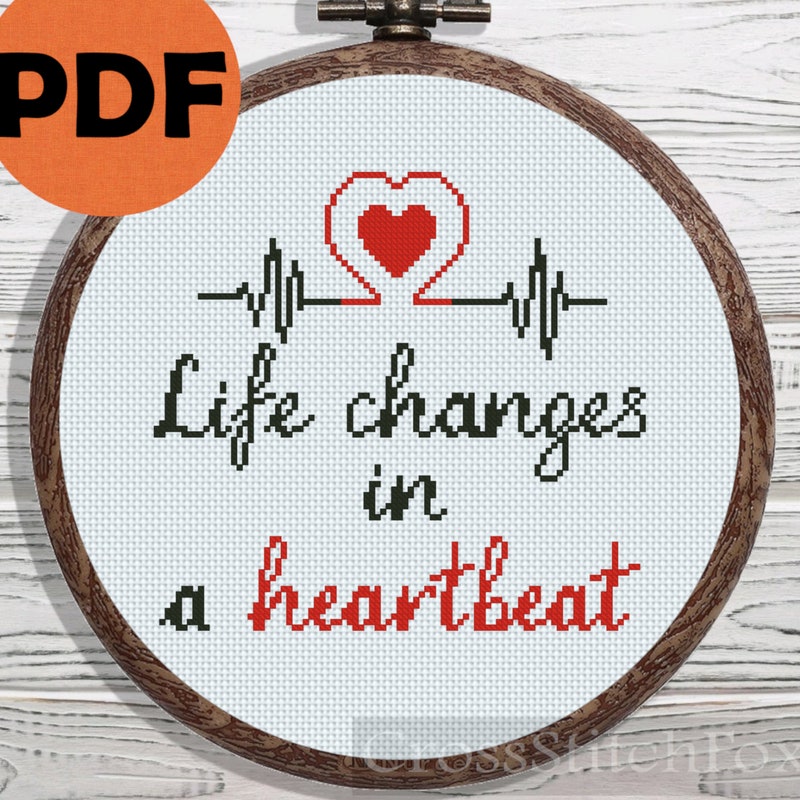 Heartbeat Pattern - Etsy