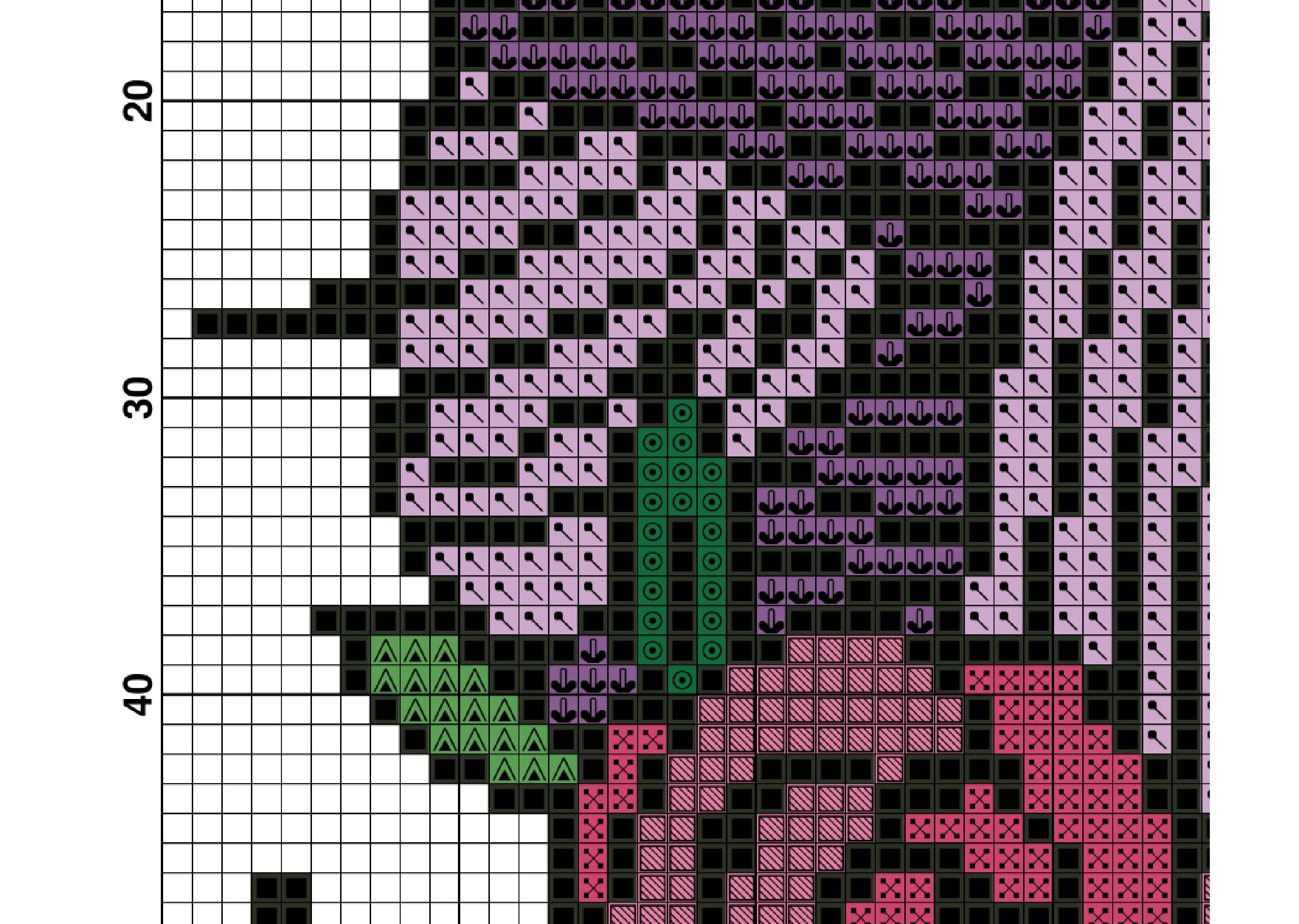 Knitting Cross Stitch Pattern PDF Love Knitting Funny Cross | Etsy