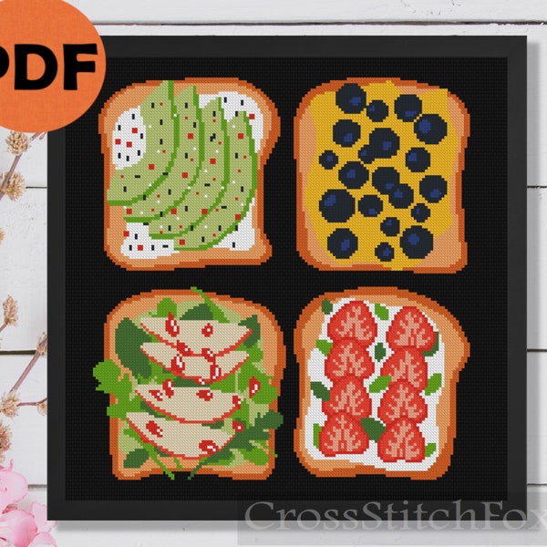 Bread Cross Stitch - Etsy