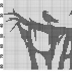 Happy Halloween Spooky Scarecrow Cross Stitch Pattern PDF, Halloween ...