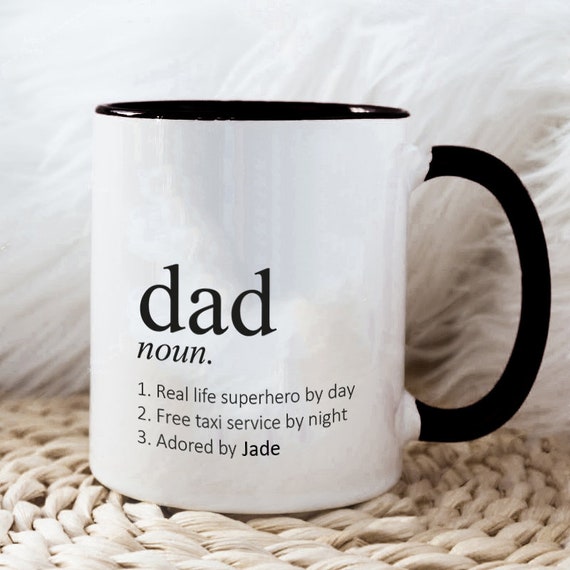 Personalised Dad Noun Mug Gift for Dad Dad Gift Coffee - Etsy UK
