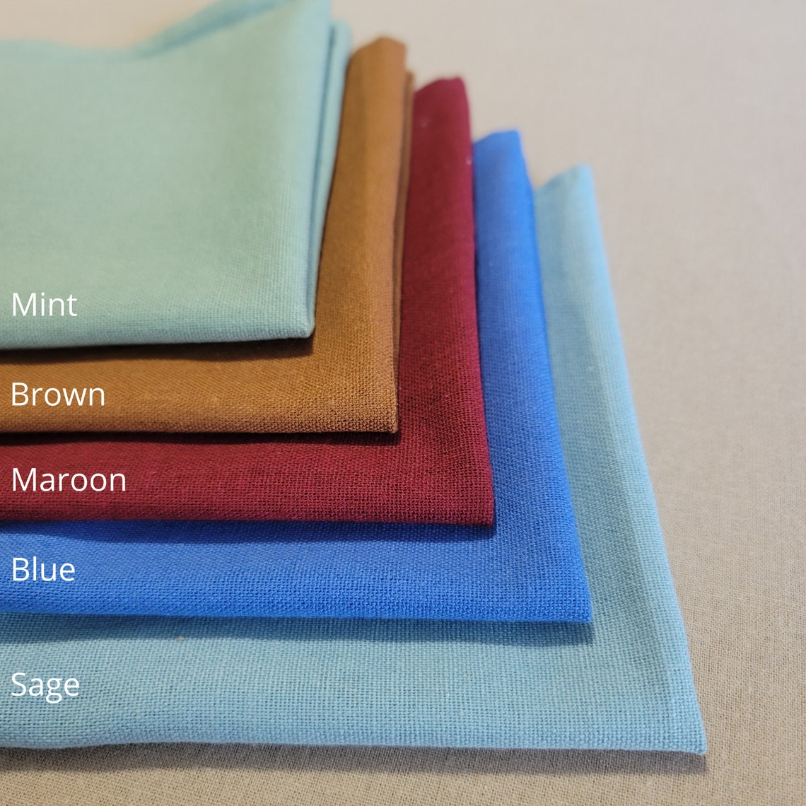 Napkins 12x12 linen cotton napkins table decor | Etsy