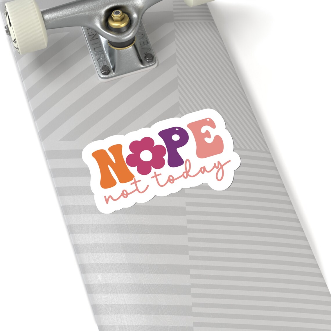 Nope Not Today Sticker, Laptop Decal, Trendy Sticker, Kindle Sticker ...