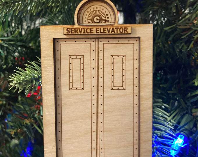 Disney World Tower of Terror Inspired Service Elevator Ornament ...