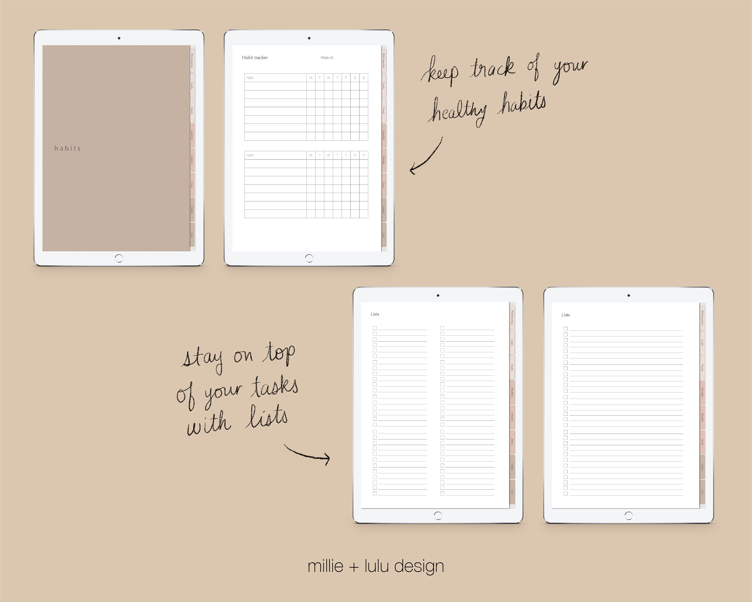 Phd Digital Planner | Organization, Planning, Gantt Chart, Phd, Goals ...