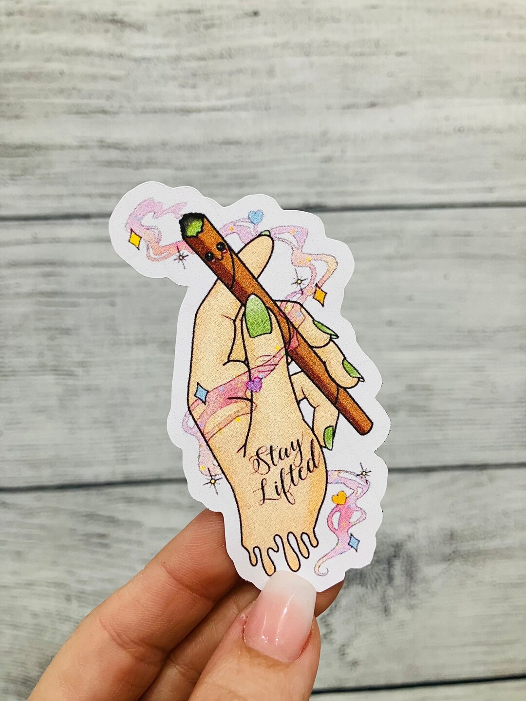 Stay Lifted Sticker 420 Sticker Sticker Decal - Etsy