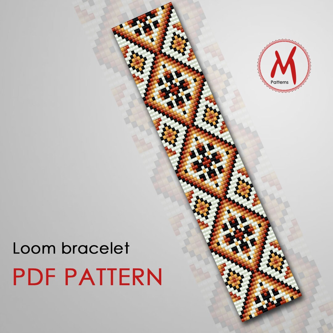 Geometry Collection Loom Bead Pattern for Bracelet Southwest - Etsy