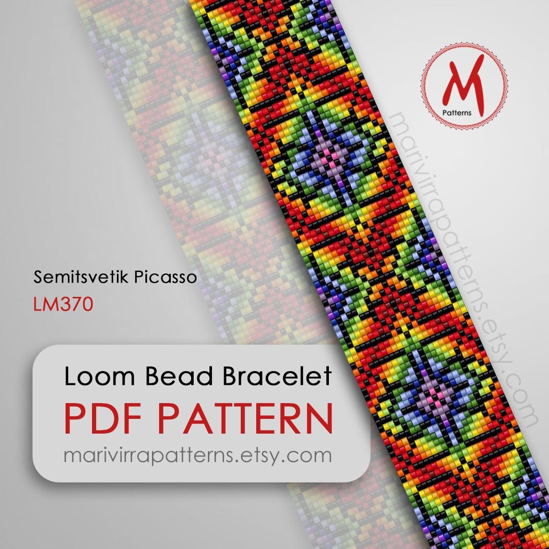 Semitsvetik Picasso Loom Bead Pattern for Bracelet - Native Inspired ...