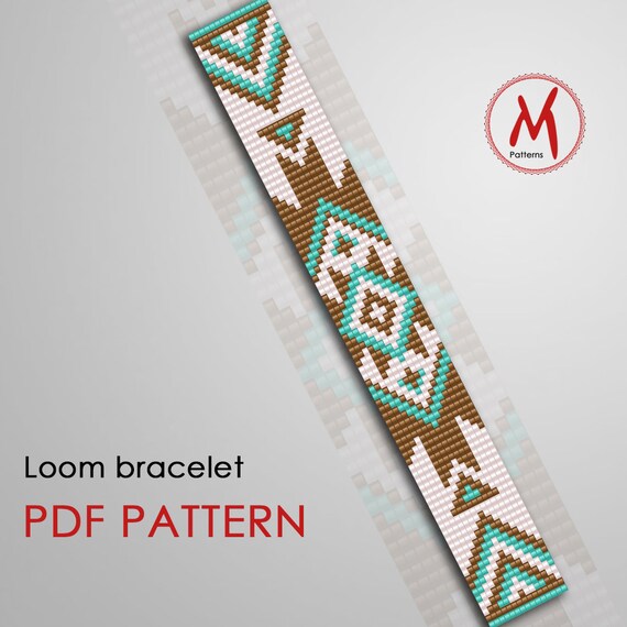 Western Style Loom Bead Pattern for Bracelet Native | Etsy Canada