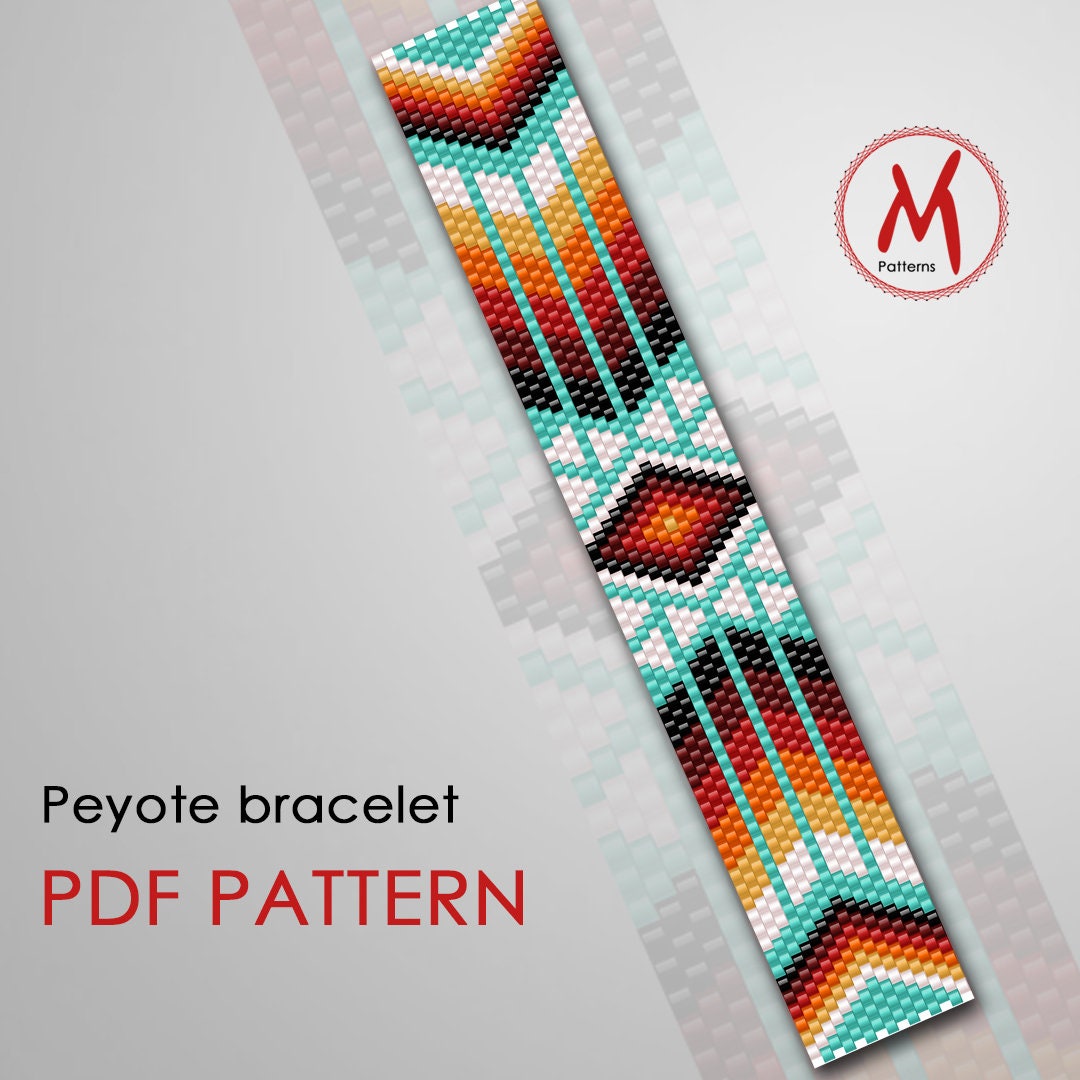 Craft Supplies & Tools Kits & How To Patterns Odd count peyote pattern ...