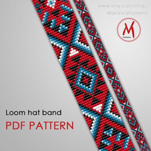 Western Style Loom Bead Pattern for Bracelet Native - Etsy Canada