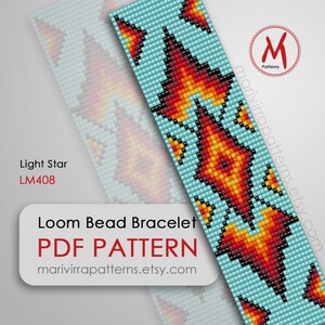 Light Big Set Loom Bead Patterns for Bracelets - Set of 3 Pattern ...