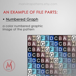 Matte Waterfall Loom Bead Pattern for Bracelet, Brown Blue Geometry ...